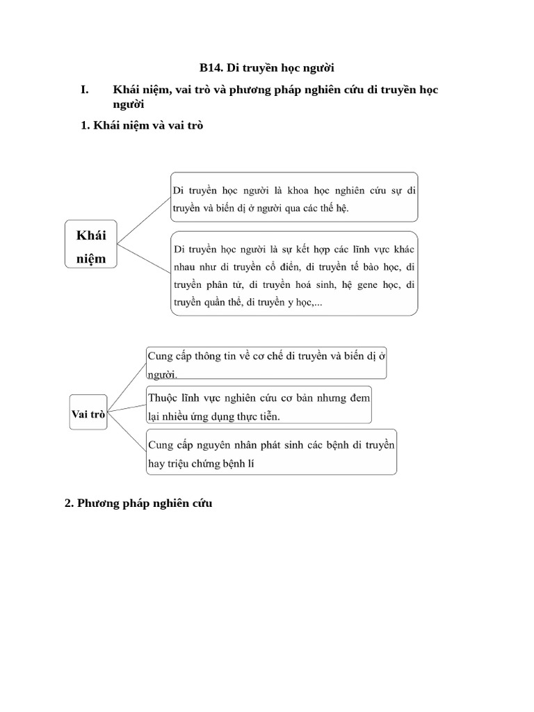 B14. Di truyền học người | PDF