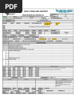 Daily Drilling Report Template | PDF | Geotechnical Engineering | Civil ...