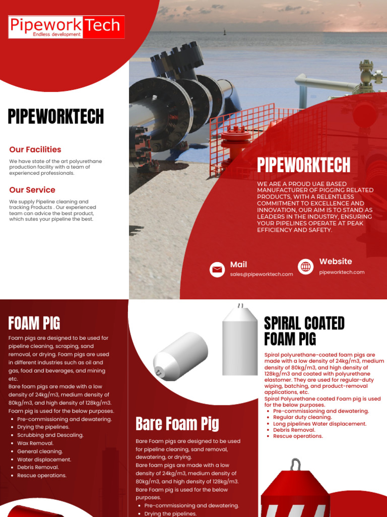 Pipeworktech broucher | PDF | Materials | Industrial Processes