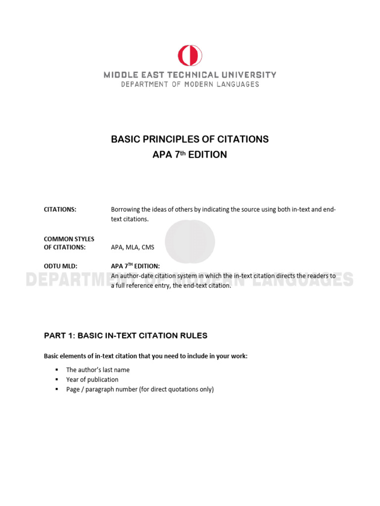 MLD APA 7th Edition Manual | PDF | Citation | Ellipsis