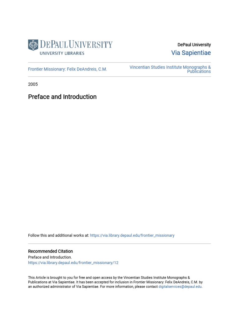 Preface and Introduction | PDF | Catholic Church