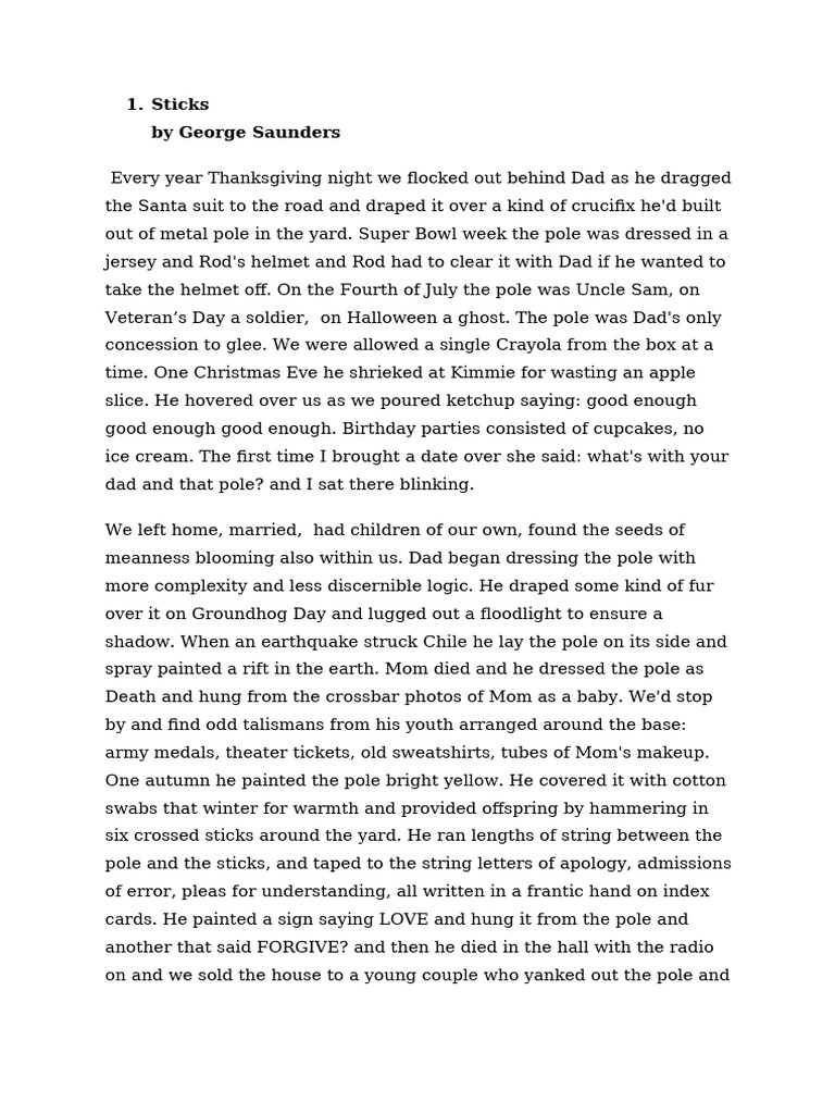 Flash Fiction Examples | PDF