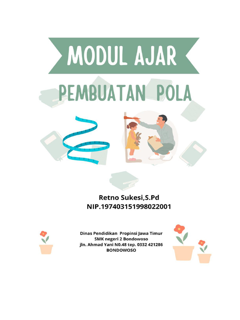 Modul Pembuatan Pola Revisi | PDF