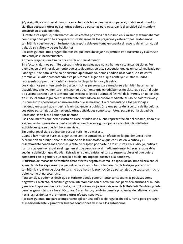 Oral LVB | PDF | Turismo