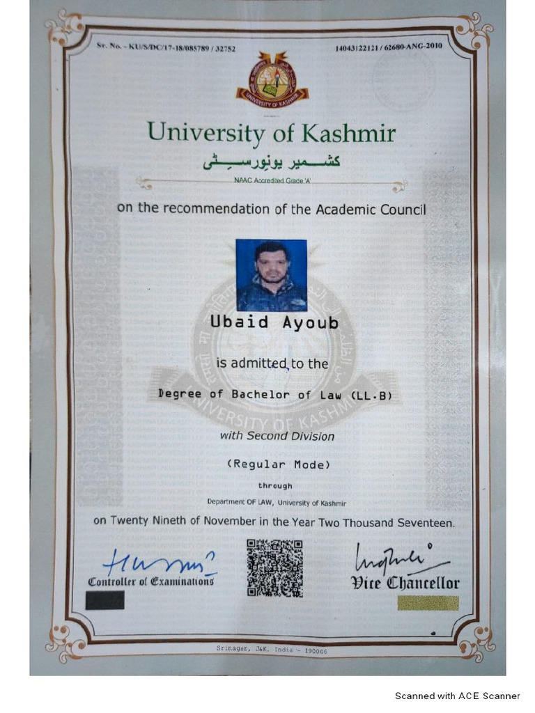 Ubaid Degree Law_11zon | PDF