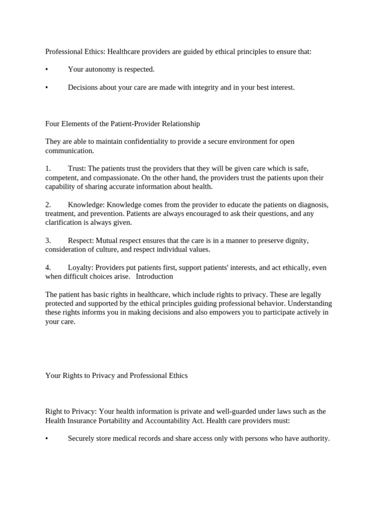 Professional Ethics | PDF | Right To Privacy | Privacy