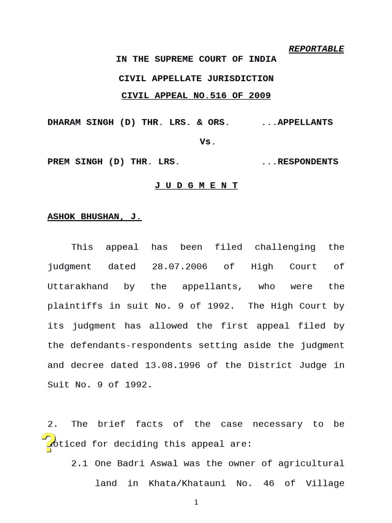 Revenue Record Fraudlantry Entry- Supreme Court Judgement | PDF ...