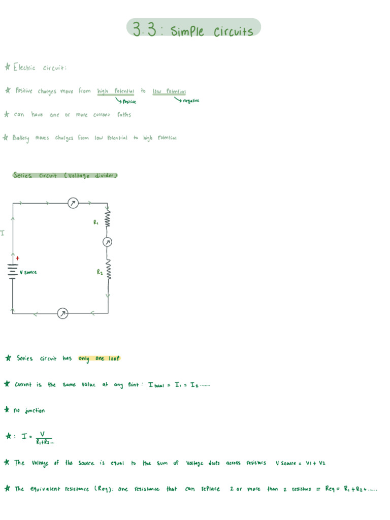 Understanding Simple Electric Circuits | PDF