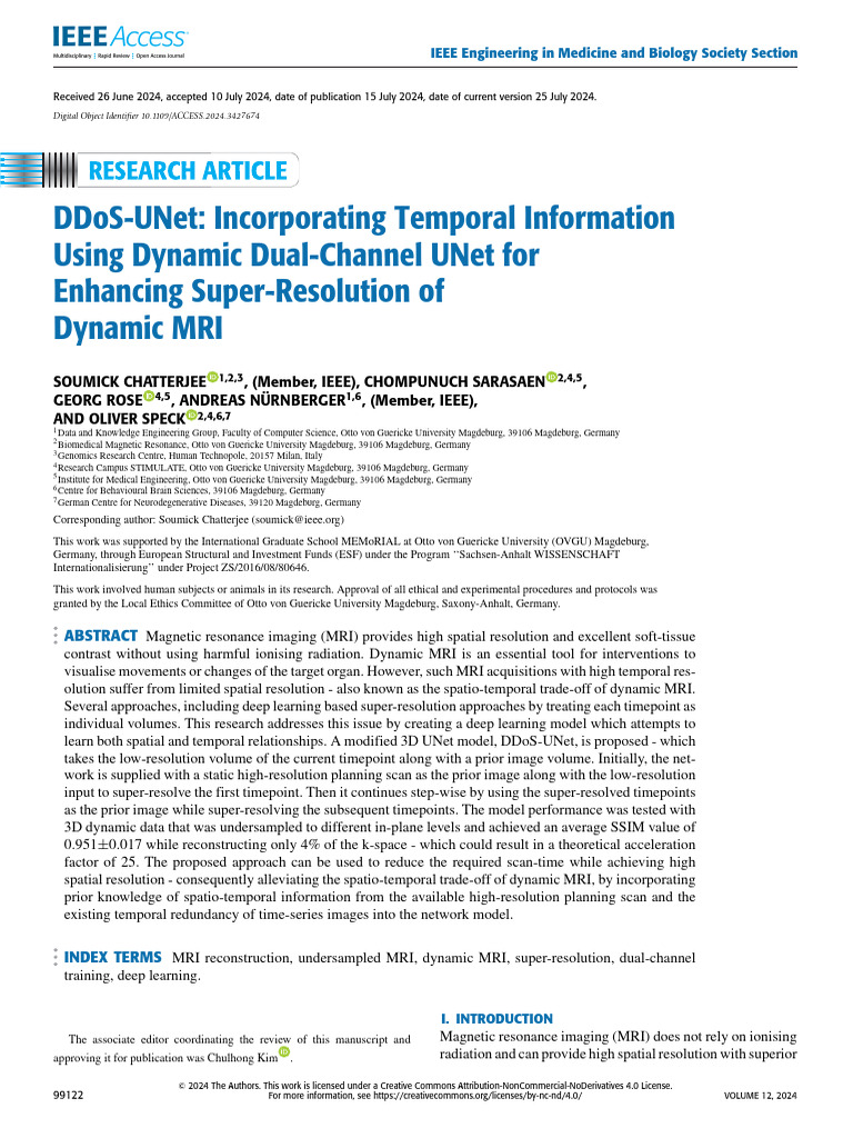 DDoS-UNet Incorporating Temporal Information Using Dynamic Dual-Channel ...