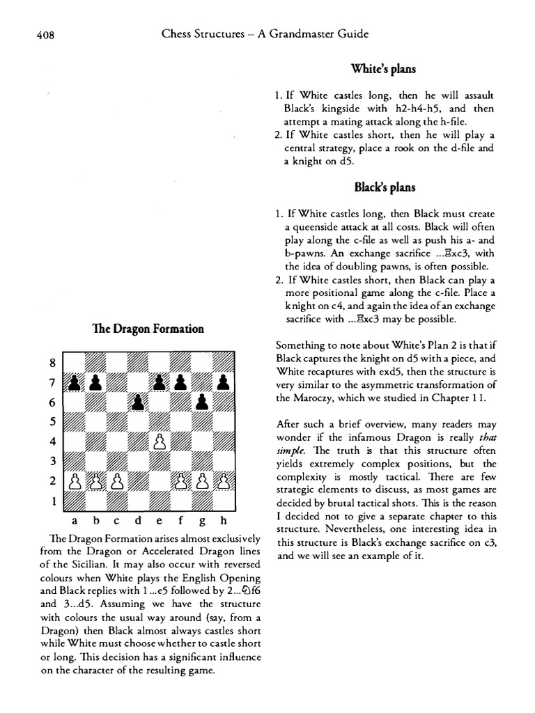Chess Structures - Dragon Formation | PDF | Traditional Games ...