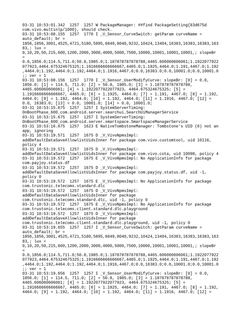 Log | PDF | Computer Engineering | Operating System Technology