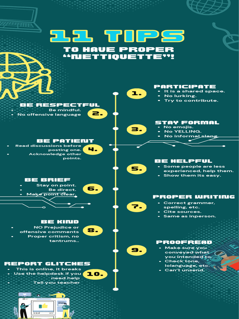 Green Illustrative How To Choose Laptop Tips Infographic | PDF