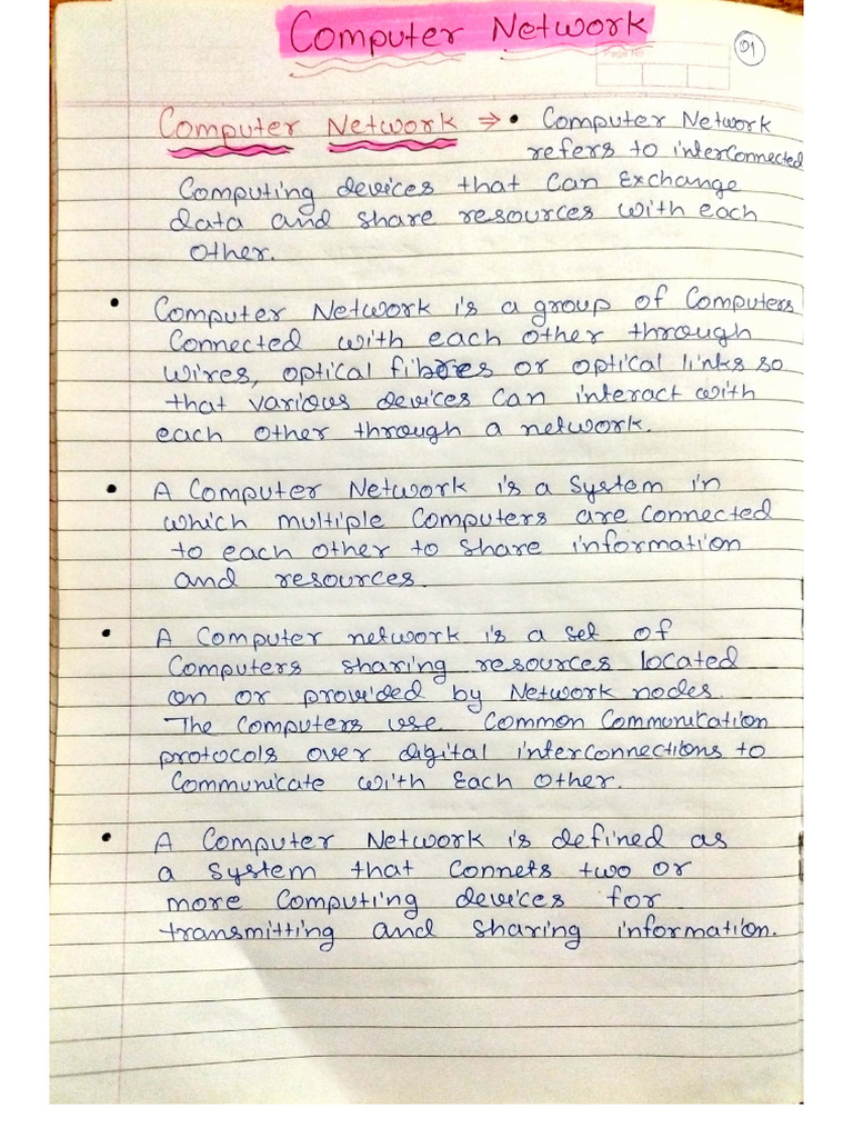 Csegyan Cn Computer Network Notes Pdf