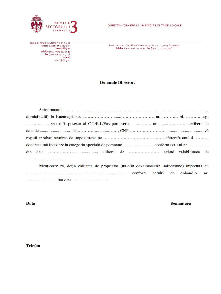 14-Cerere-scutire-DITL003 | PDF