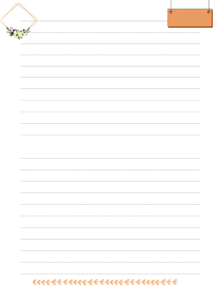 Simple A4 Lined Paper PDF | PDF