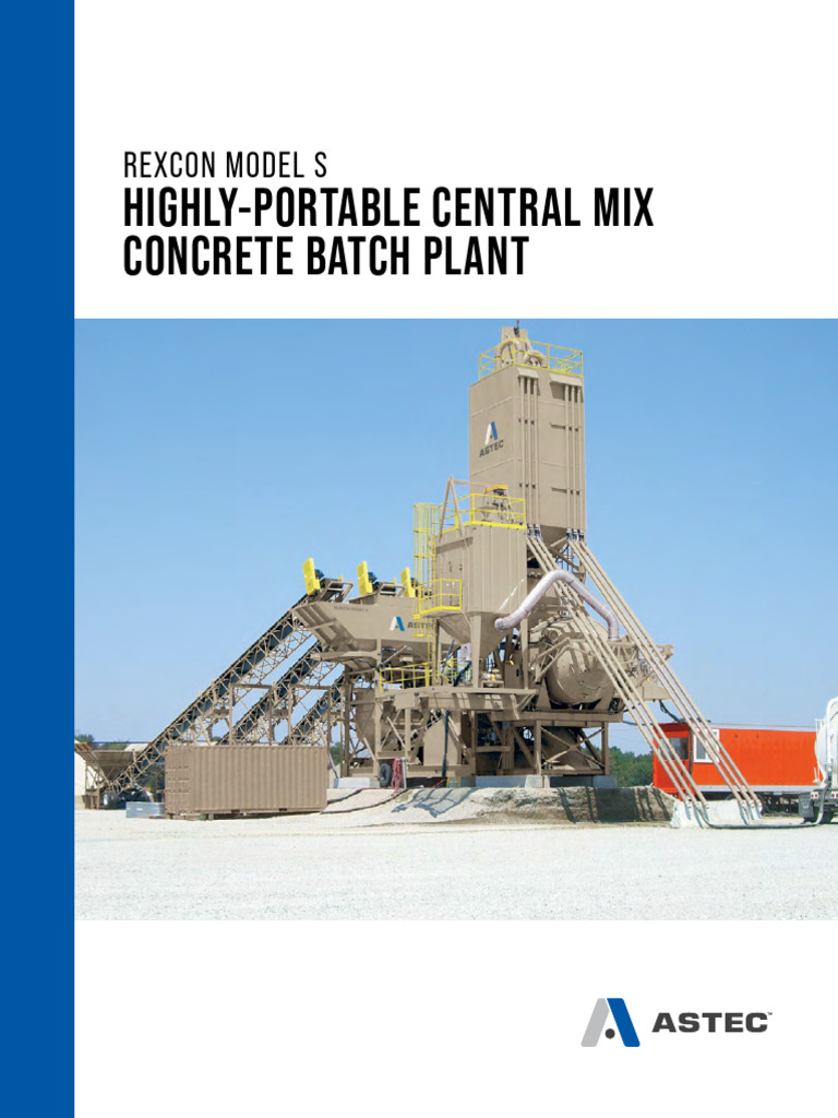 Astec Rexcon Model S Brochure | PDF | Building Engineering