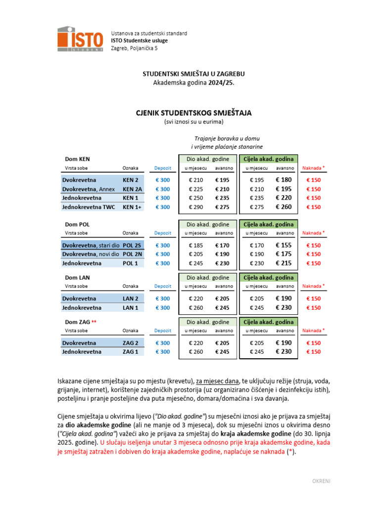 Cjenik-2022-23-1 | PDF