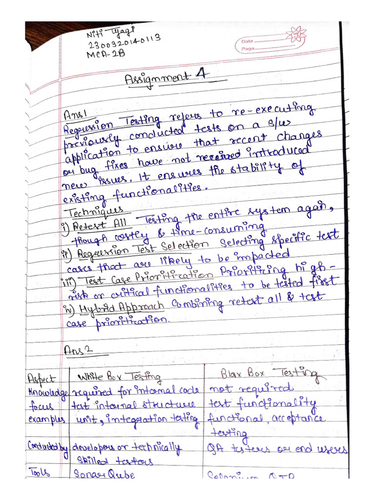 Software Engineering Assignment 4 | PDF