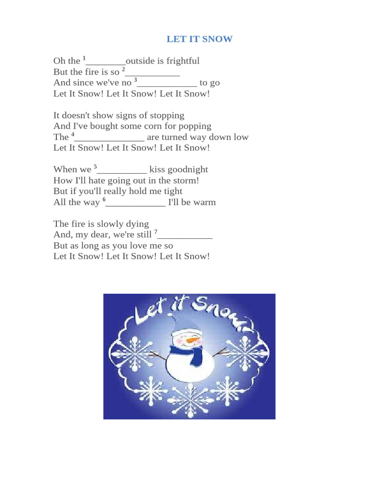 Let It Snow | PDF
