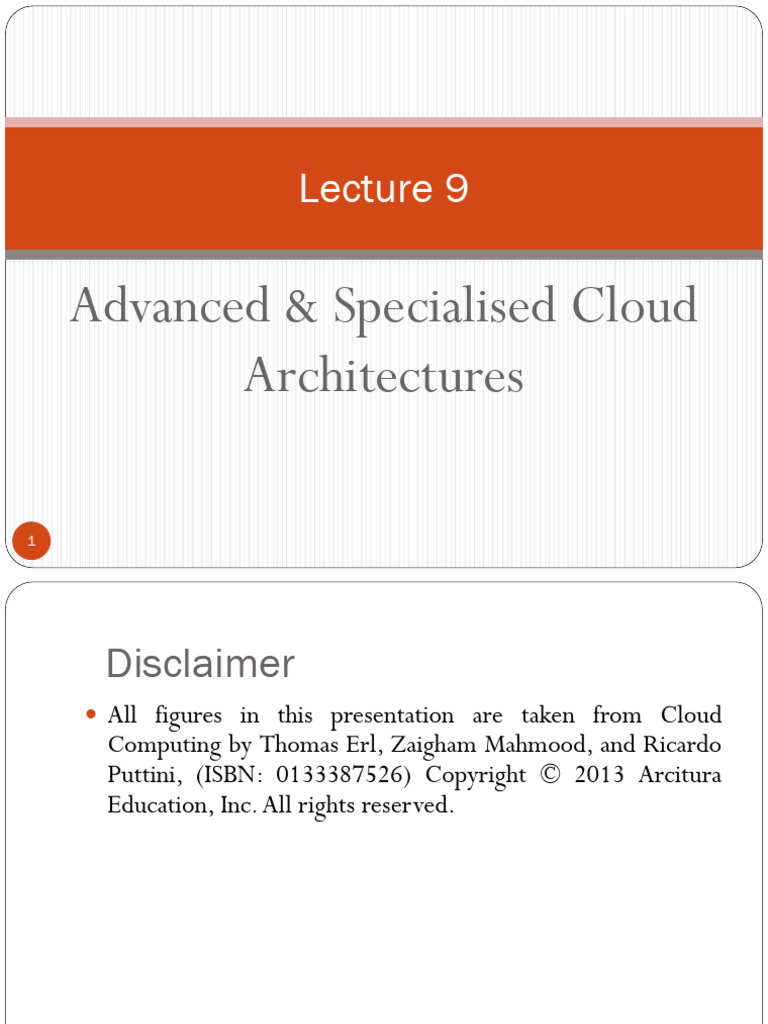 Lec 09 - Advanced and Specialization Clouds | PDF | Cloud Computing ...
