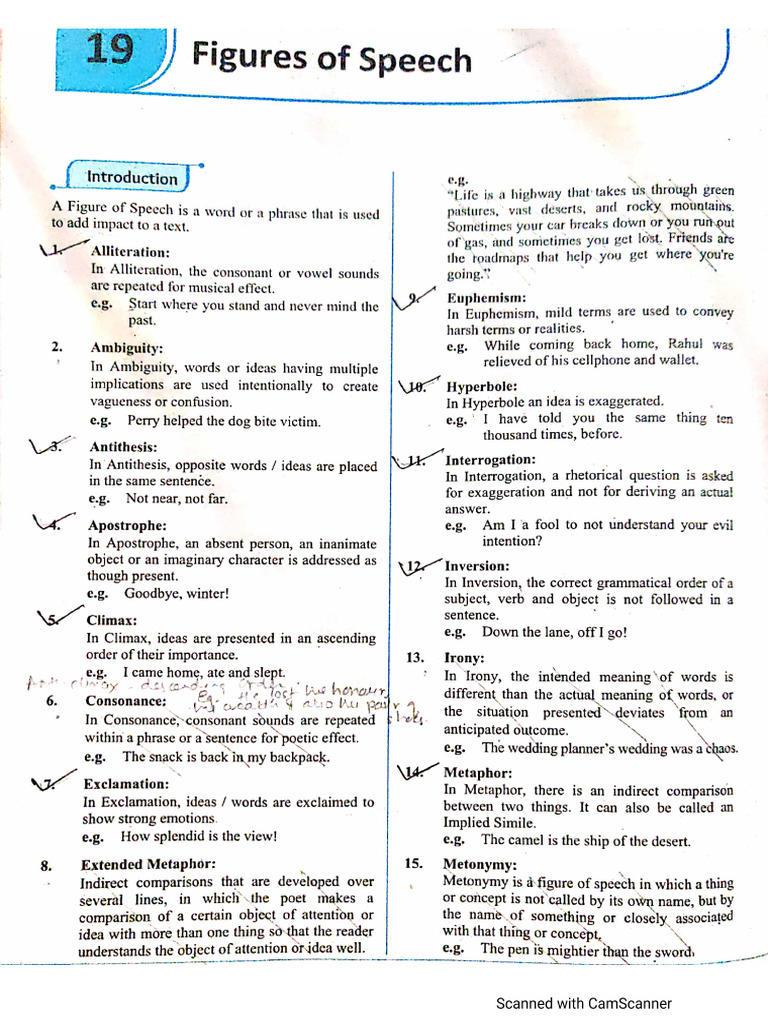 English -Figures of Speech | PDF