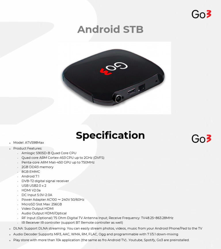Tech Enthusiasts' Android STB | PDF