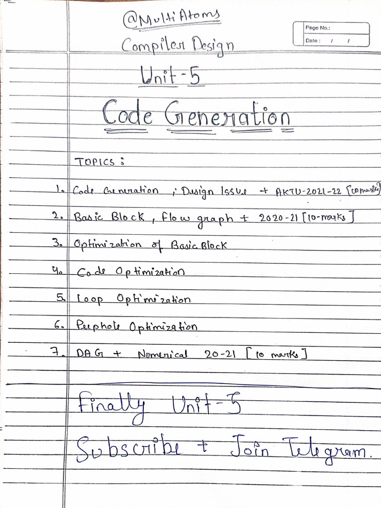 CD Unit 5 One Shot | PDF