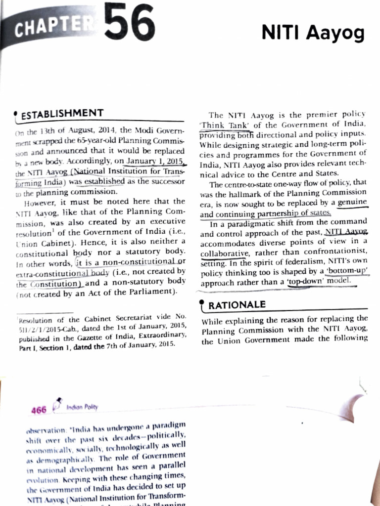 NITI Aayog | PDF | Governance