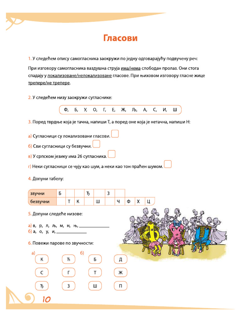 Podela Glasova, Fonetika | PDF