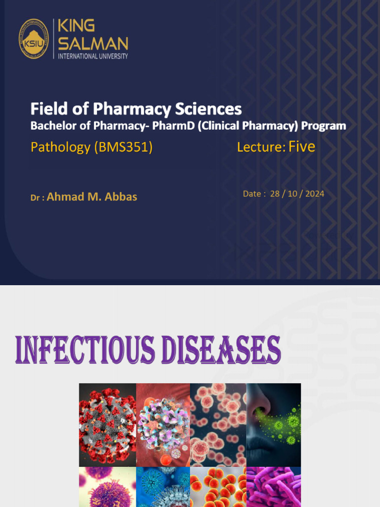 Lecture 5 Infectious Diseases Pdf Anthrax Sepsis
