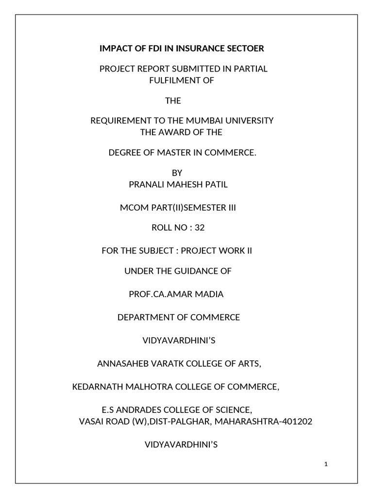 Pranali Patil Project ABC | PDF | Economies