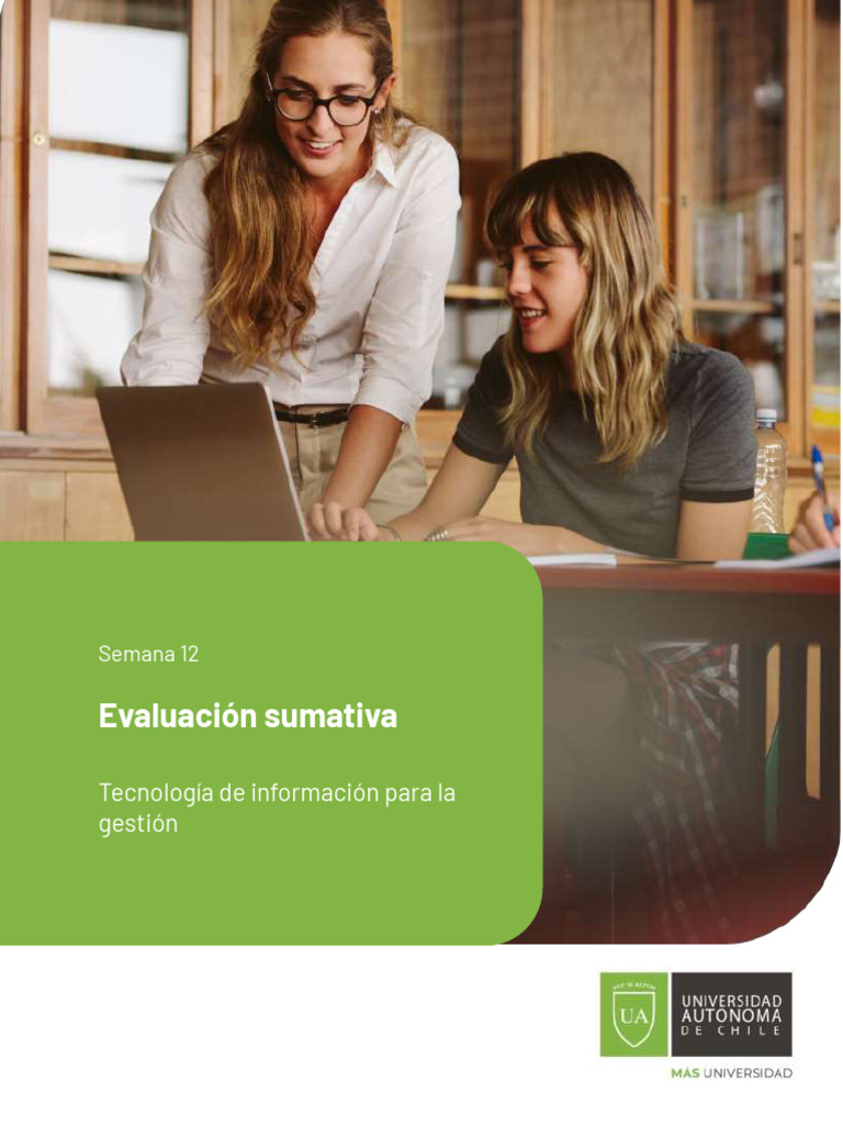 Instrucciones (A) Sumativa s12 Tecnologiadeinfo. | PDF | Evaluación | Informática