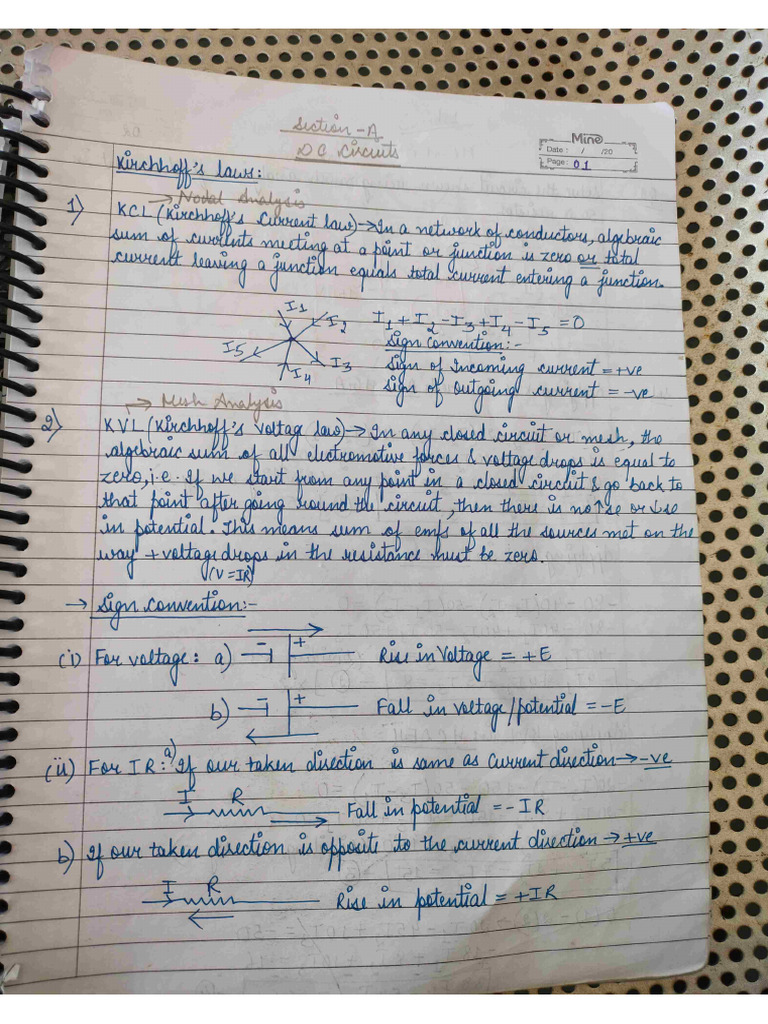 Electrical Notes | PDF