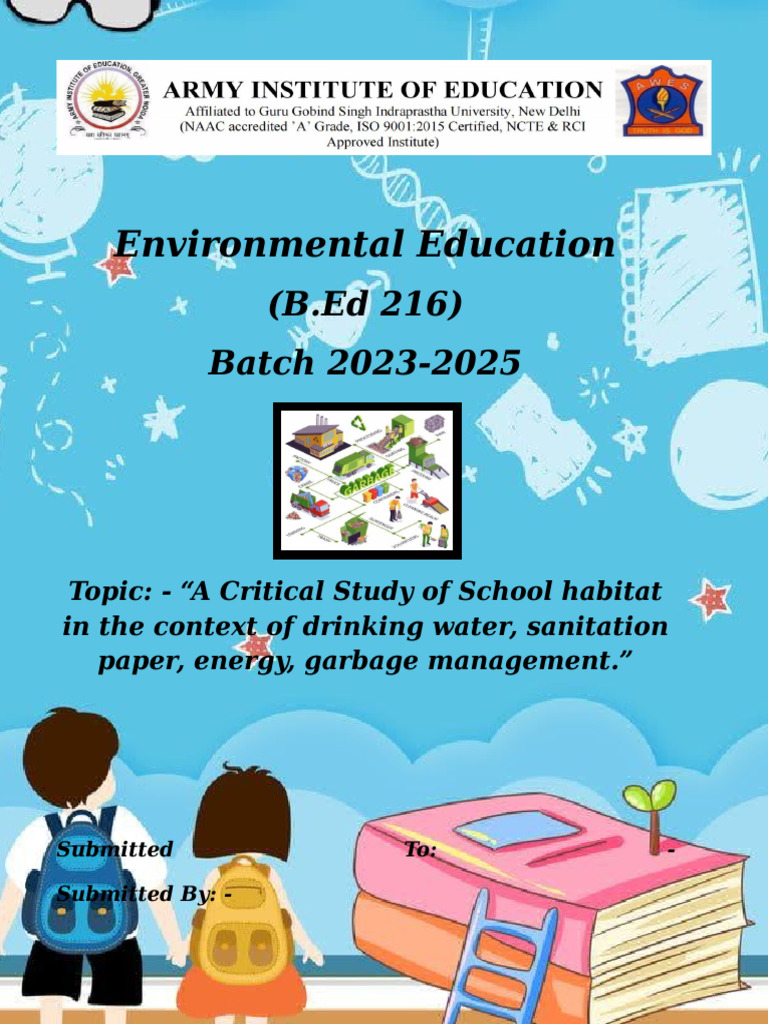Environmental Education - Project Deepika | PDF | Sustainability ...