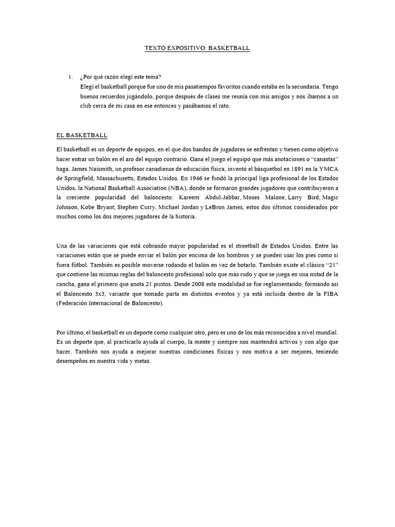 Actividad - Texto Expositivo | PDF