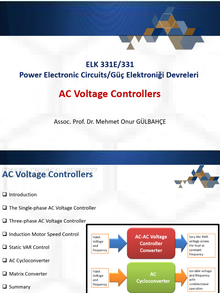 PEC_lecture_slide_AC Voltage Controllers | PDF | Root Mean Square ...