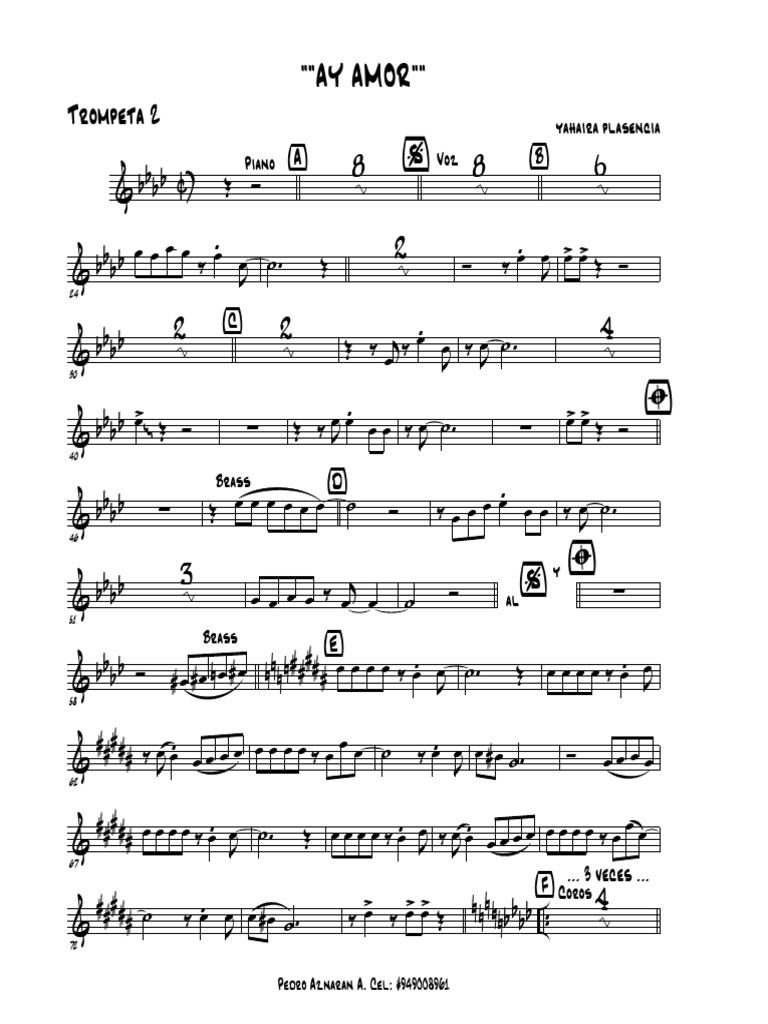 Ay Amor - 2da Trompeta | PDF