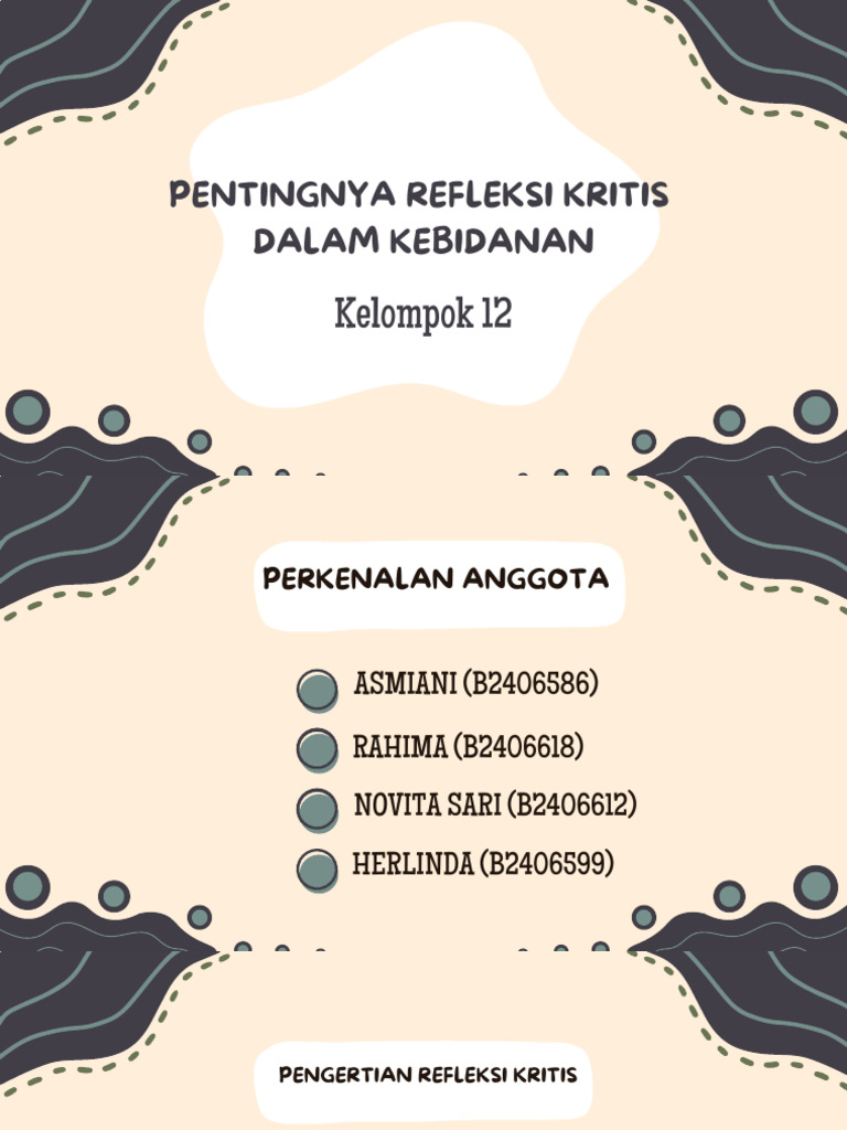 Refleksi Kritis dalam Kebidanan | PDF