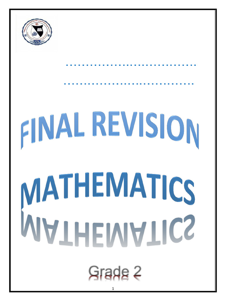 2nd Grad Final Math Assessment | PDF