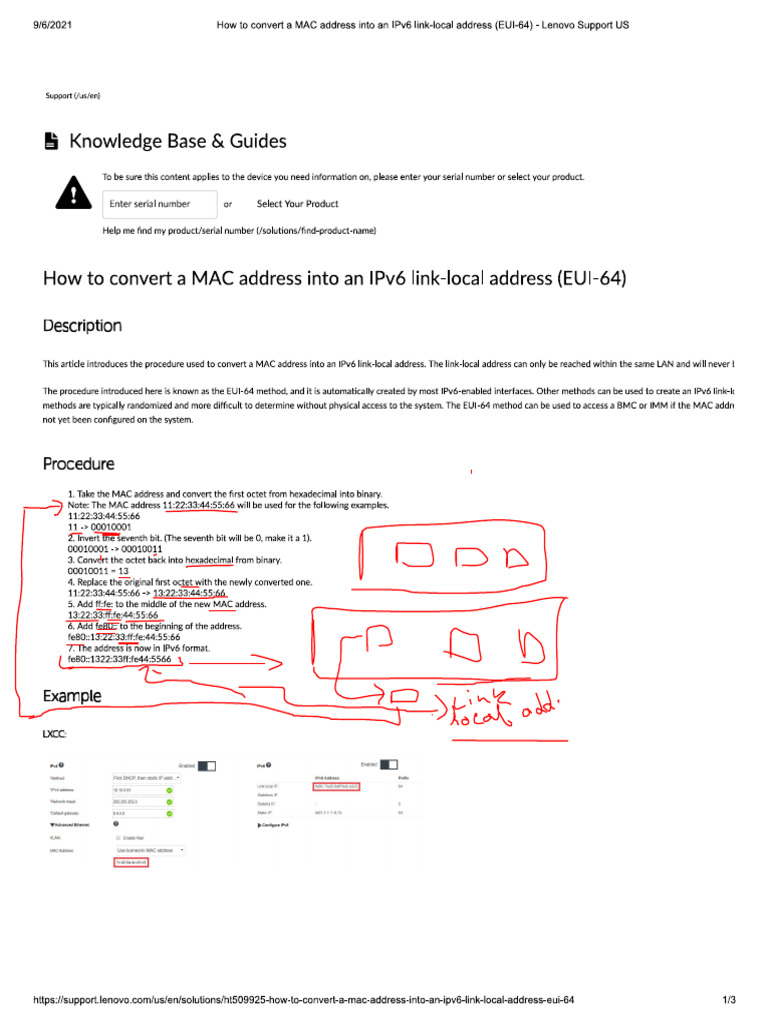 Eui 64 Sheet-1 | PDF