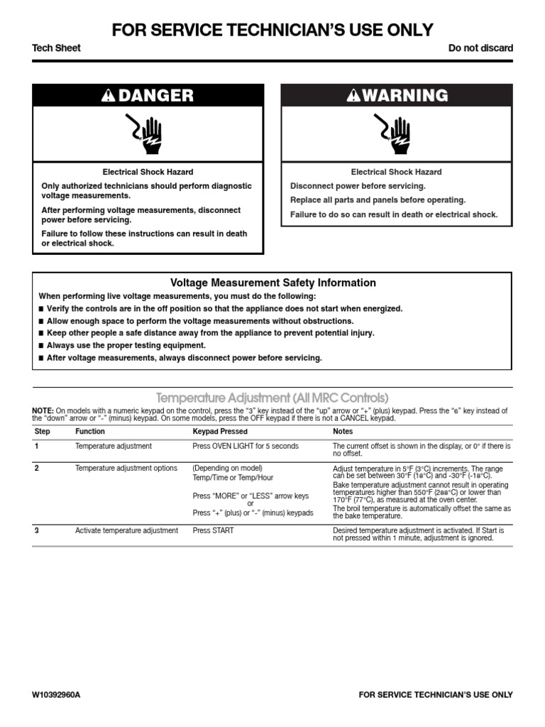Whirlpool MRC Control Service Guide | PDF | Electrical Connector | Relay