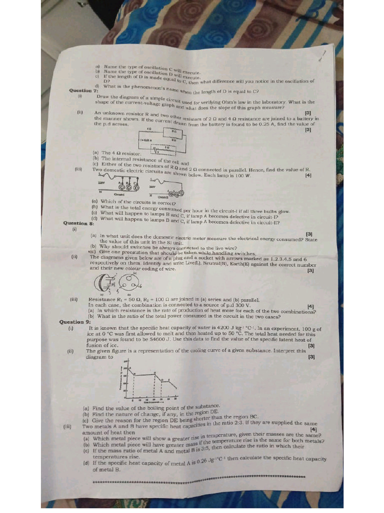Physicspracticequestionpaper | PDF