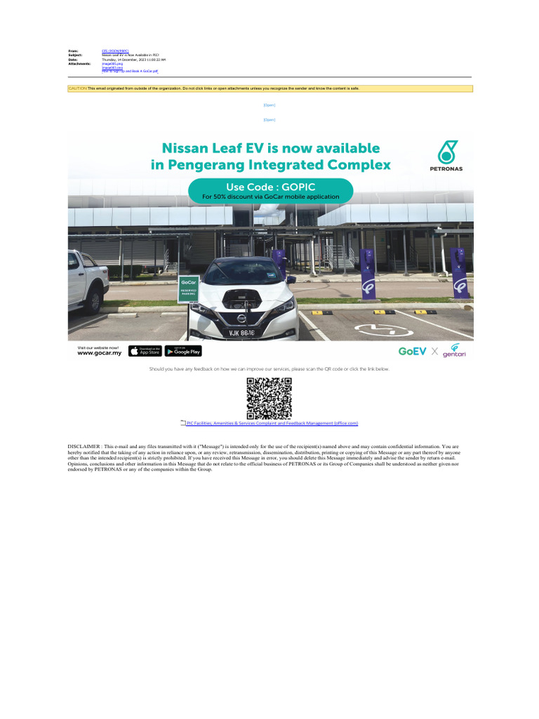 Nissan Leaf EV Is Now Available in PIC! | PDF