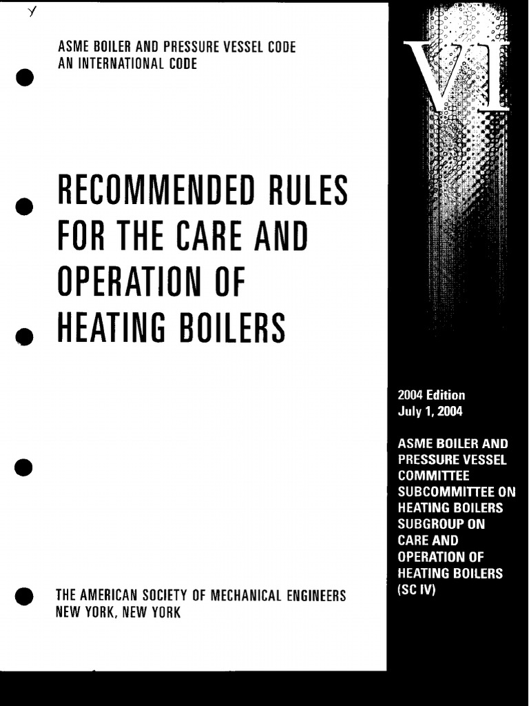 Asme BPVC Section Vi-2004 | PDF