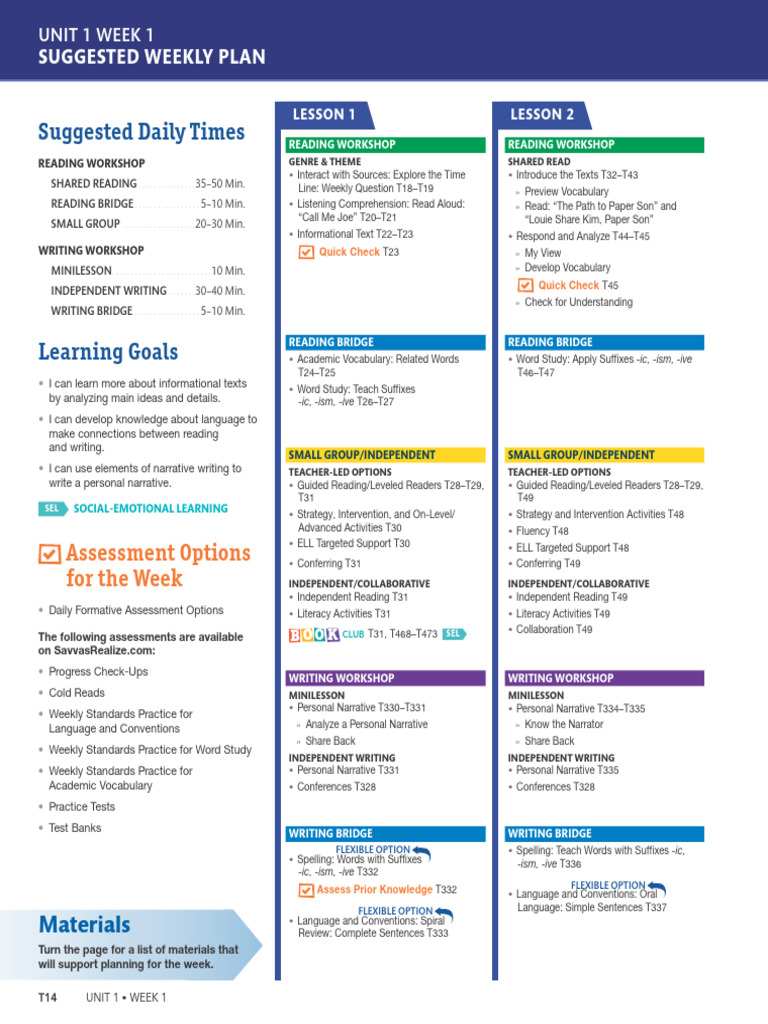 Mvw Intl g5 u1 w1 TE | PDF | Word | Preposition And Postposition