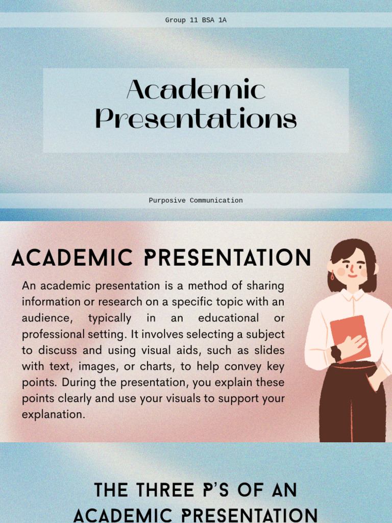 Academic-Presentations GROUP11 BSA1A | PDF