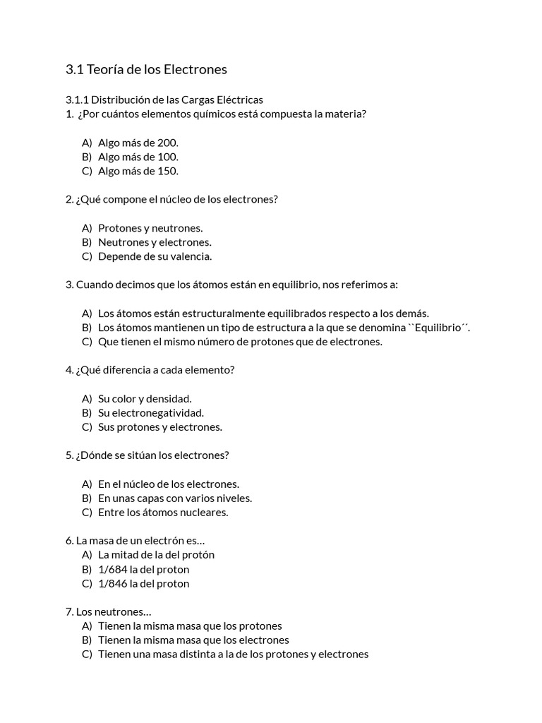 3.1 Teoría de Los Electrones | PDF | Semiconductores | Enlace químico