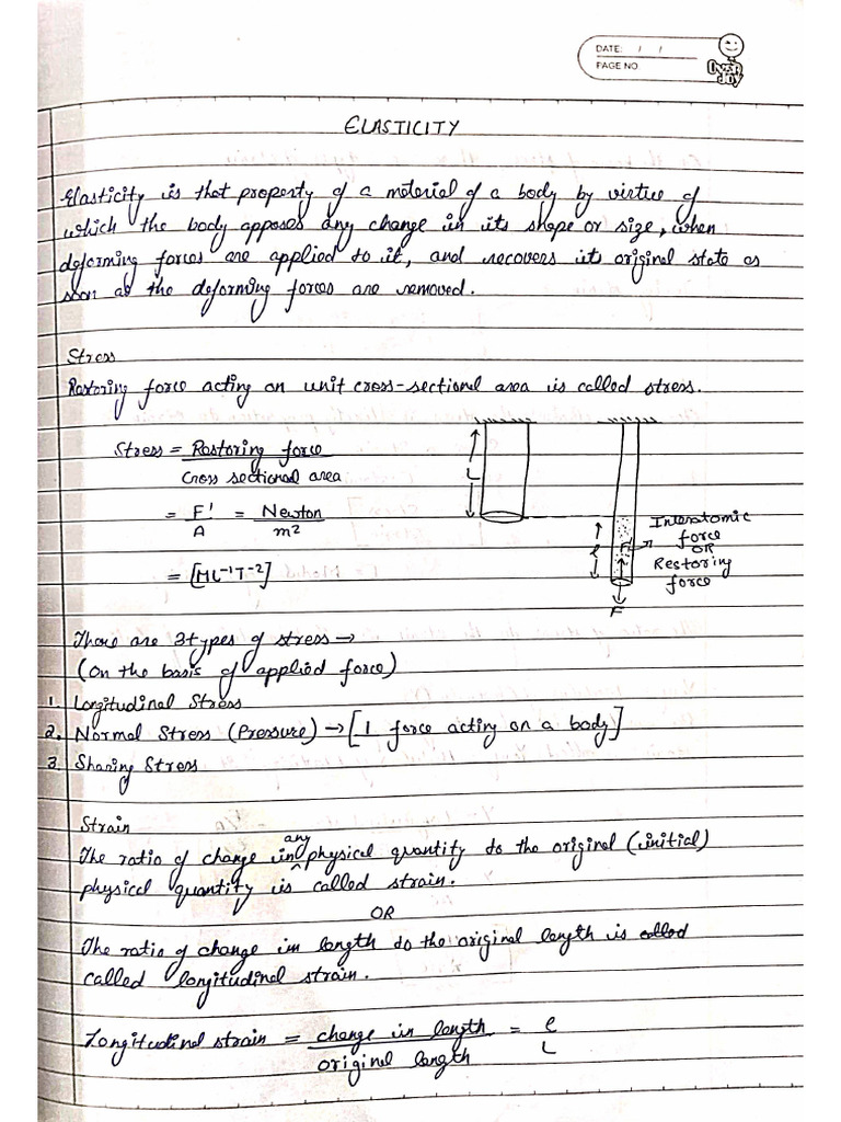 Elasticity Notes | PDF
