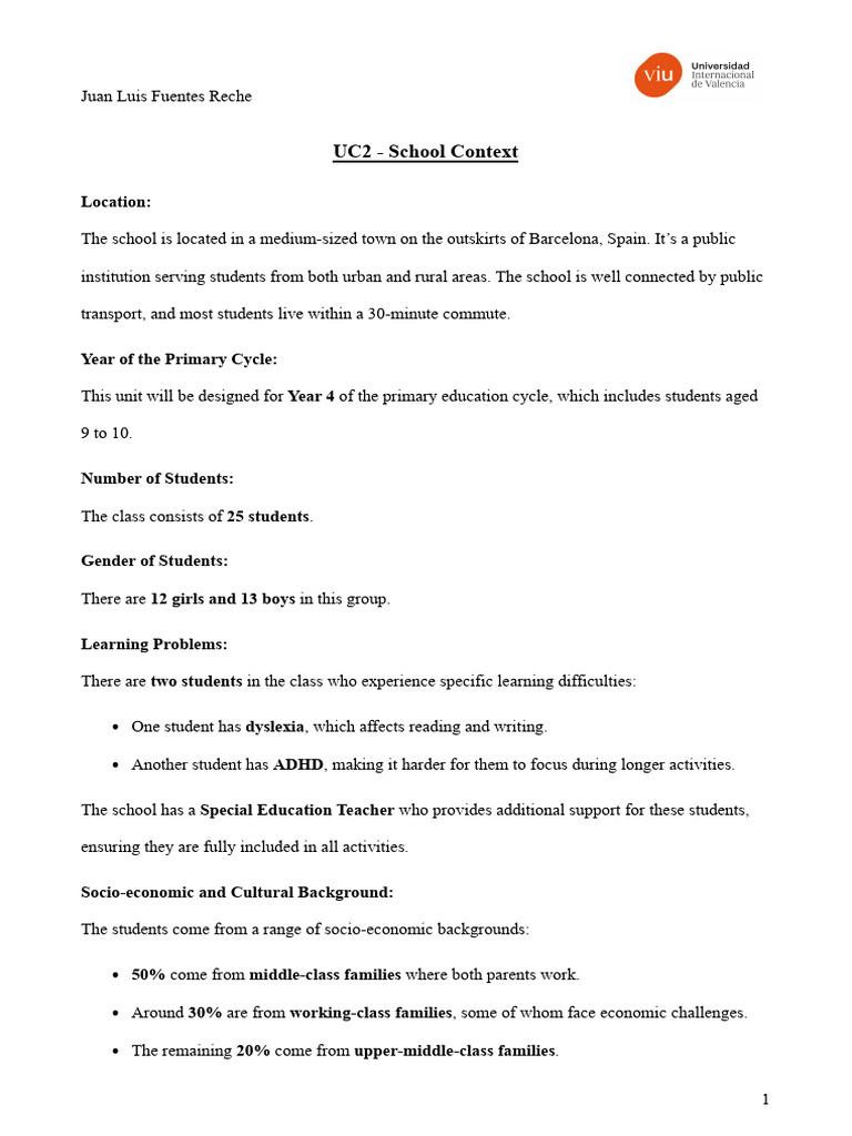 UC2 inglés currículo_2024 | PDF | Sustainability | Human Communication