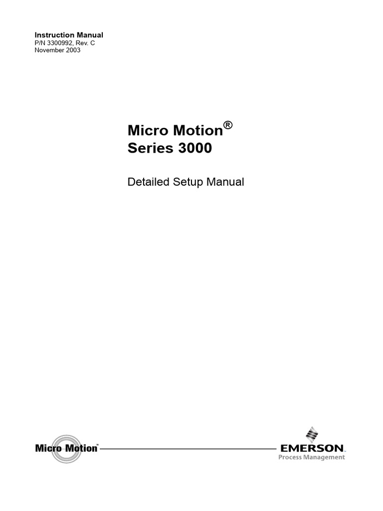 3000 Detailed Setup | PDF | Menu (Computing) | Cursor (User Interface)